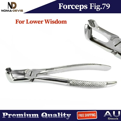 Dental Tooth Wisdom Tooth Extracting Forceps Fig.79 For Lower Third ...