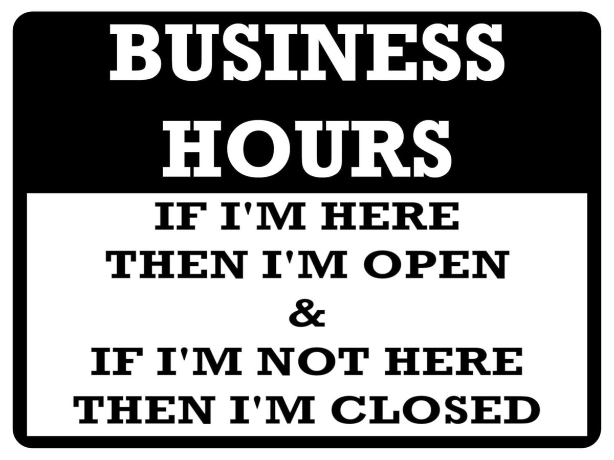 Open For Business Funny