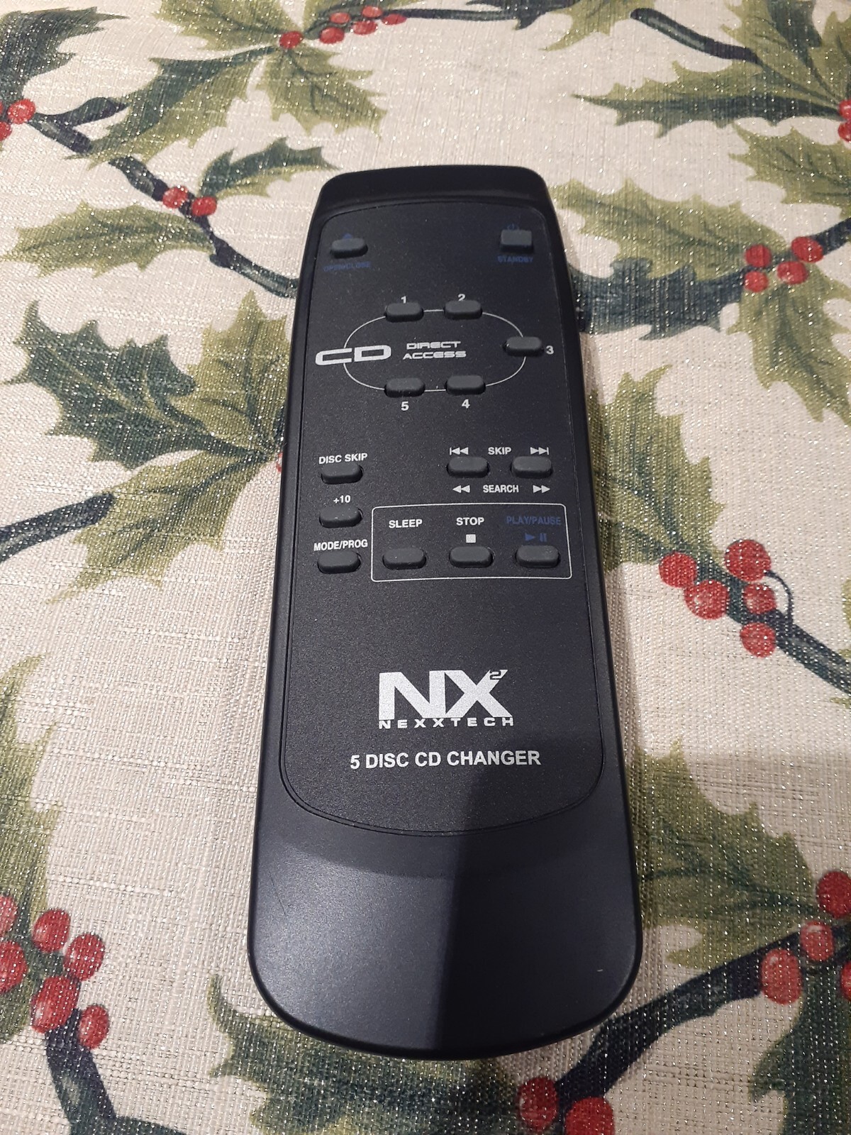 NEXXTECH 5 Disc CD Changer GENUINE Remote Control N500-D | eBay