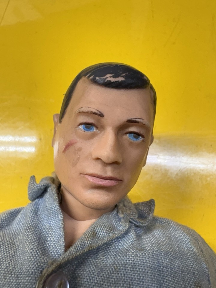 Hasbro GI Joe Action Figure Vintage 1964, Brown Hair Scar, Blue Eyes ...