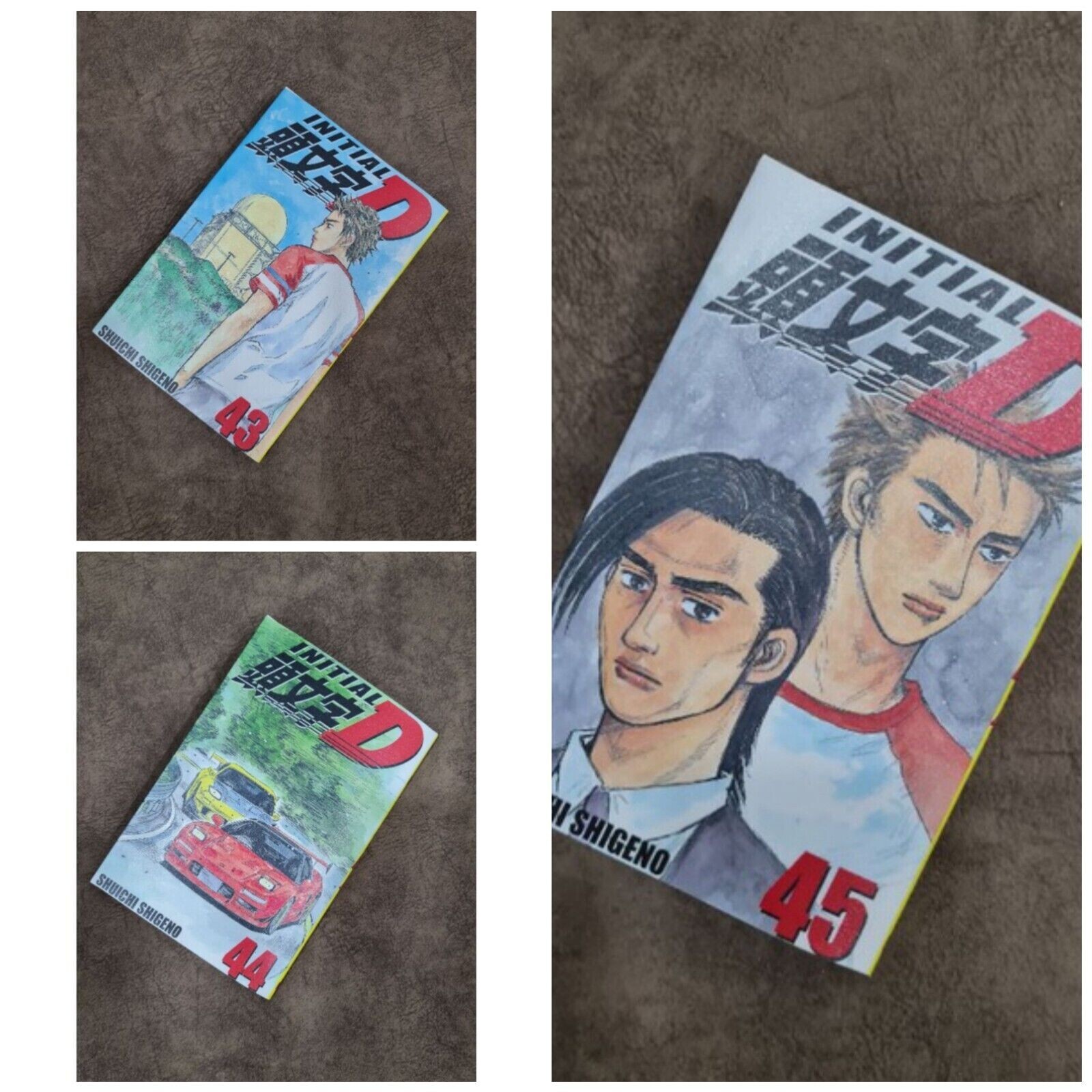 Initial-D Manga Comic Volume 31 -48 END English Version Set | eBay