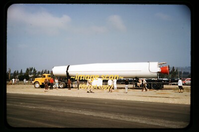 USAF Air Force PGM-17 Thor Missile on IH Truck in 1958, Original Slide ...