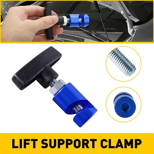 Blue Car Hood Engine Rod Lift Support Clamp Shock Prop Strut Retainer ...