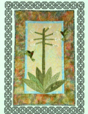 Hummingbird High Rise Wall Quilt Pattern Country Folksy Cottage | eBay