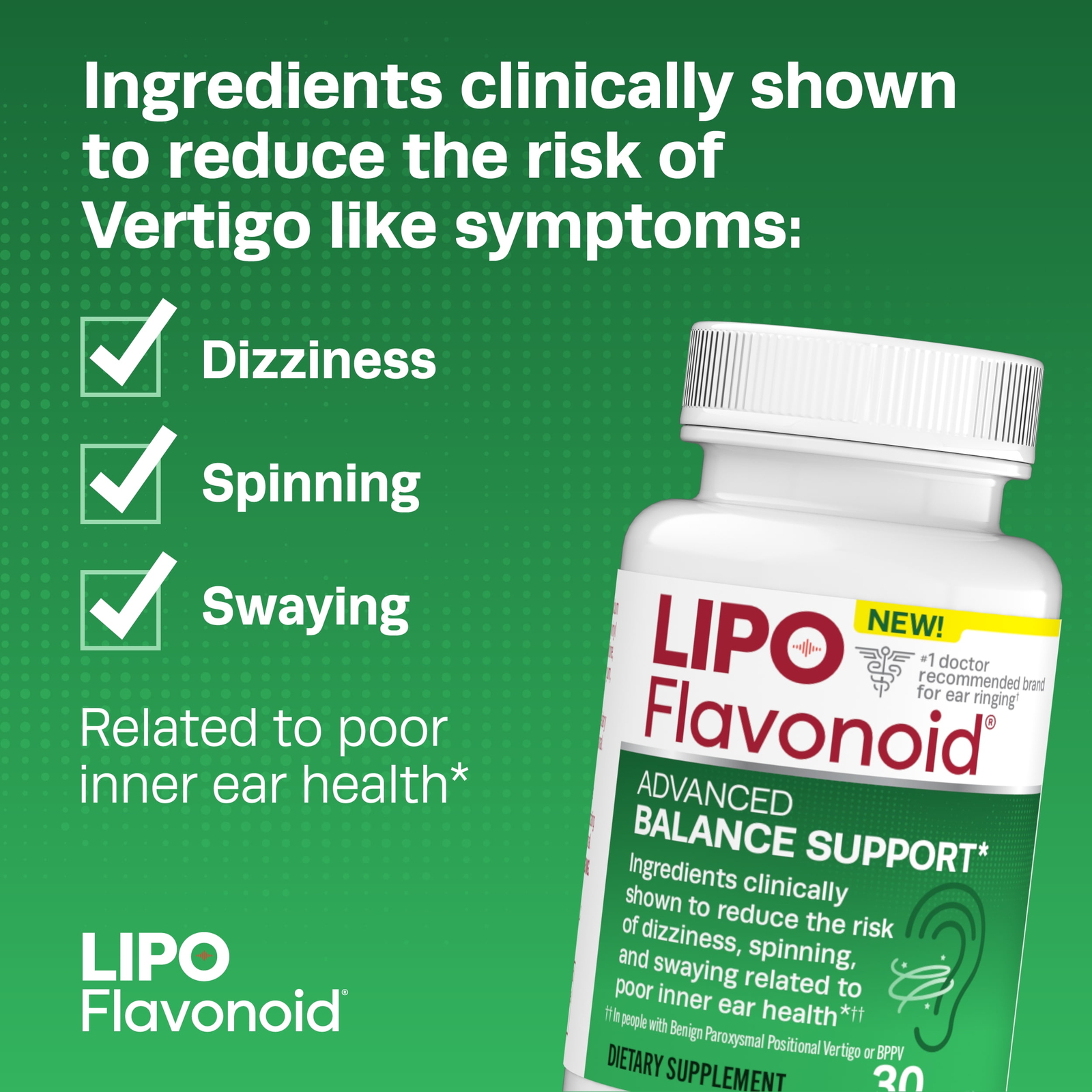 Lipo-Flavonoid Advanced Balance Support Vitamin Capsules - 2 Pack (60 ...