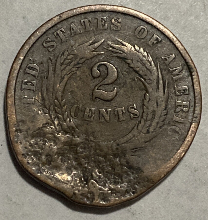 1864 - US 2 Cent Piece - Exact Coin Imaged #2C25 | eBay