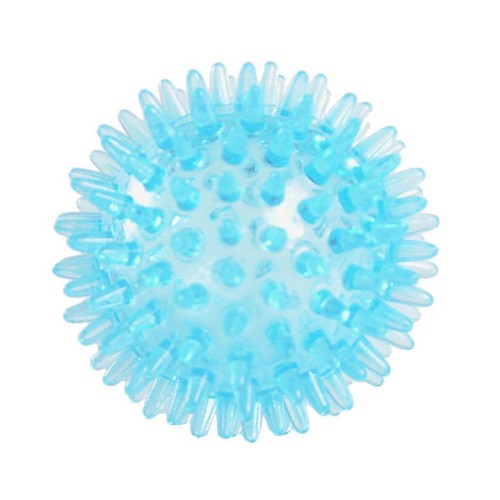 Spiky Compression Ball Massage Soft Hand Wrist Exercise Silicone - Blue ...