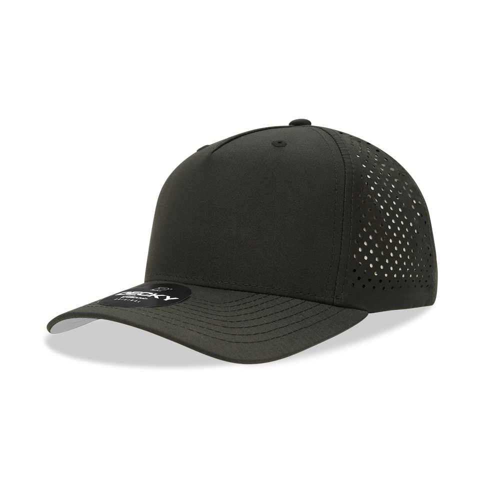 Decky 5 Panel Mid Profile Structured Perforated Performance Cap - 6225 | eBay