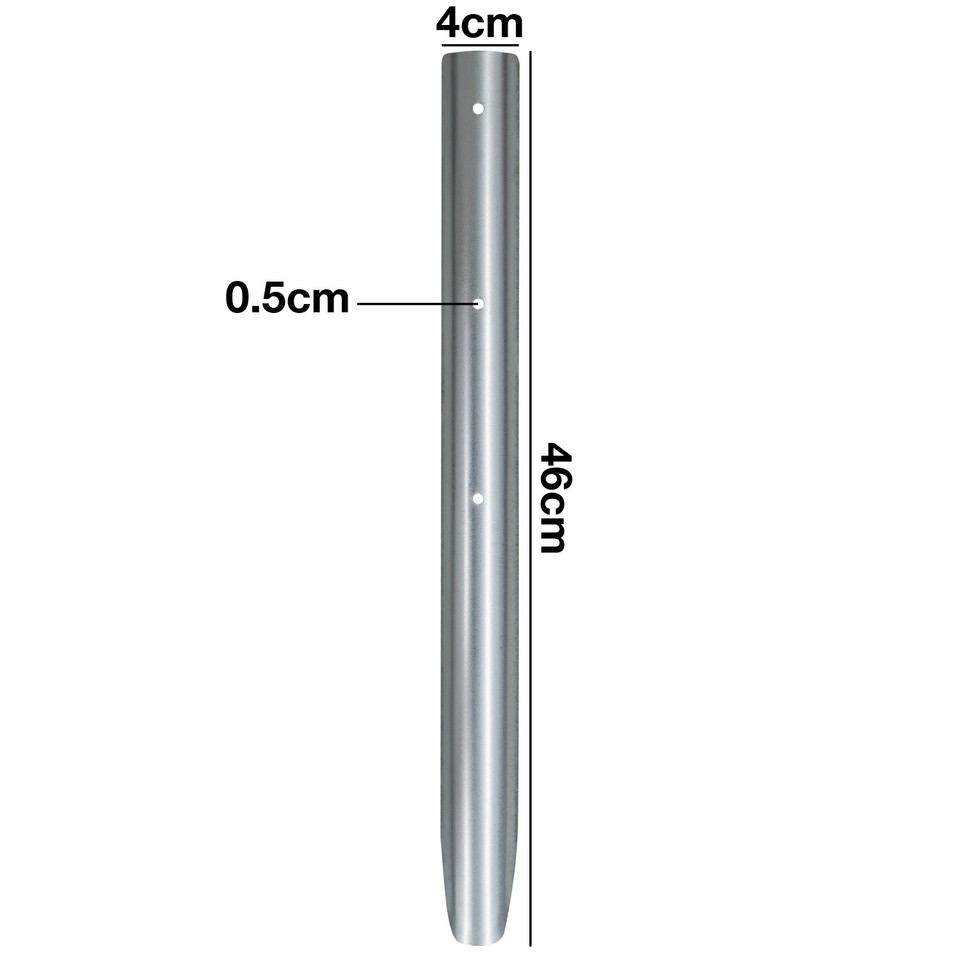 Lawn Edging Log Roll Stakes 10 Pack Durable Galvanised Steel, 46cm ...
