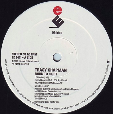 Tracy Chapman, Born To Fight, (12", Single, Promo), NM or M ...