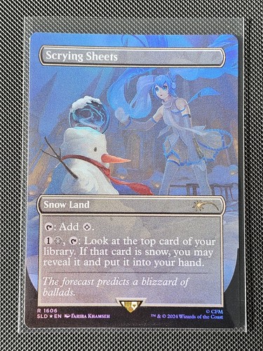 MTG Scrying Sheets (Rainbow Foil) 1606 Hatsune Miku Secret Lair Drop ...