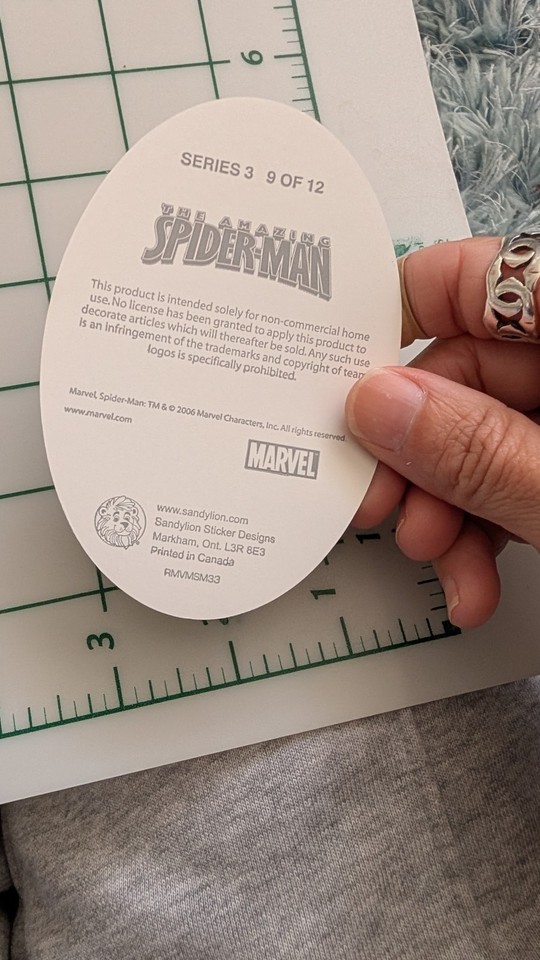 The Amazing Spider-Man Vending Machine Sticker Vulture Marvel #9 2006 ...