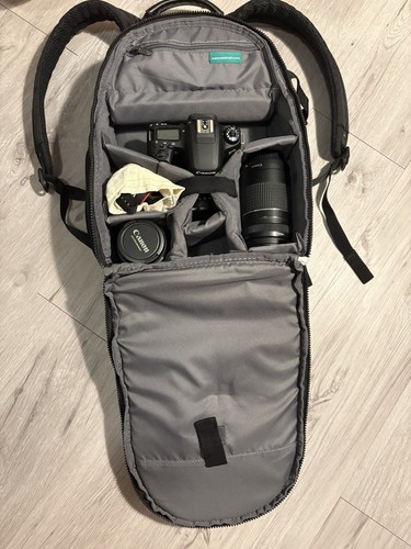Canon EOS 77D w/ Three Lenses & Bryker Backpack | eBay