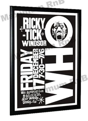 The Who Ricky Tick Club Windsor Concert Poster 1965 | eBay