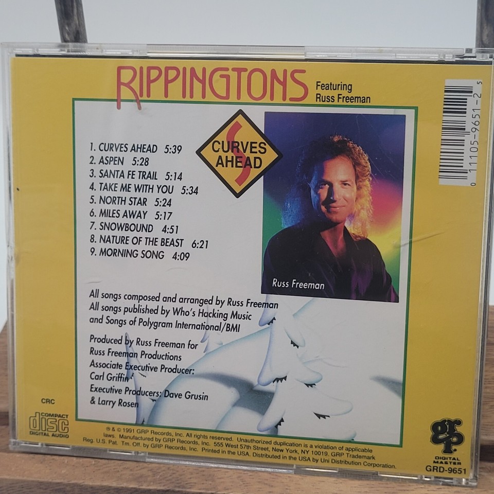 Multi Signed Autographed Curves Ahead The Rippingtons Russ Freeman CD ...