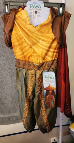 DISNEY RAYA & THE LAST DRAGON ADVENTURE COSTUME Girl's Multicolored ...