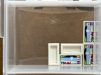 LEGO Parts - White Tile 1 x 2 'I Heart HLC' Pattern - No 3069b - QTY 5 ...