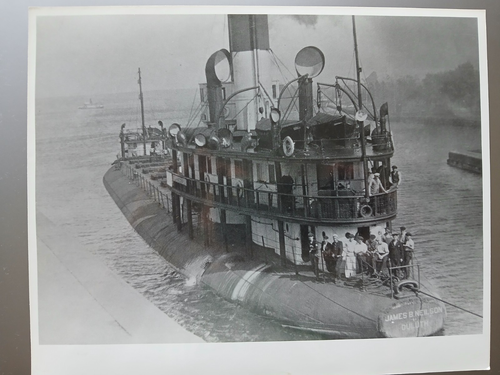 Great Lakes Whaleback freighter James Neilson photograph Rare Stern ...
