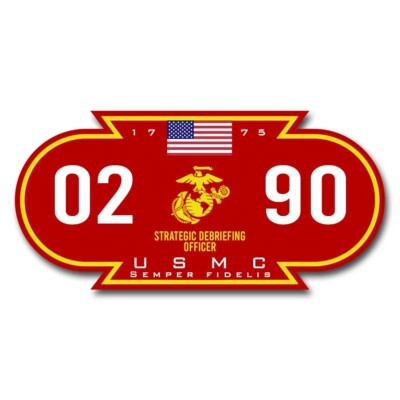 USMC 0290 MOS Decal - USMC Veteran Decal - Marine Corps - Devil Dog 3 ...