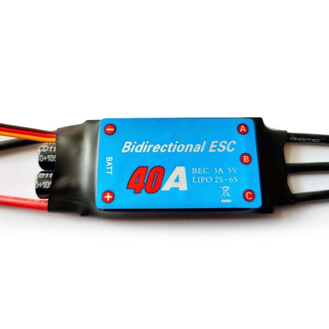 20A/30A/40A/50A/60A Bidirectional Brushless ESC Part for RC Cars Remote ...