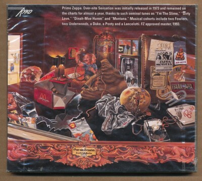 Frank Zappa - Over-nite Sensation RARE out of print CD '95 (SEALED) | eBay