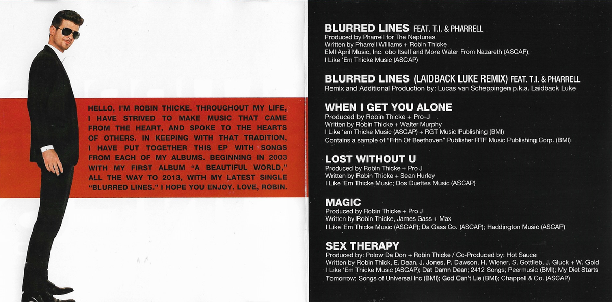 Blurred Lines Single Cover