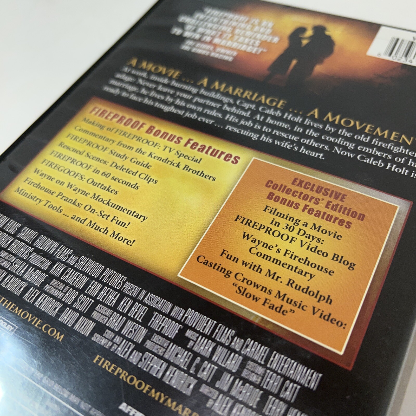 Fireproof DVD Special Collector's Edition 2009 Rated PG VGC Feat. Kirk ...