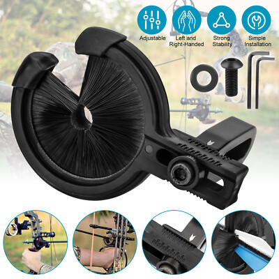 Adjustable Archery Brush Arrow Rest Left Right Hand Compound Recurve ...