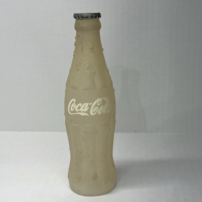 Coca Cola Advertising Frosted Bottle Figure Texture Matte 7” | eBay