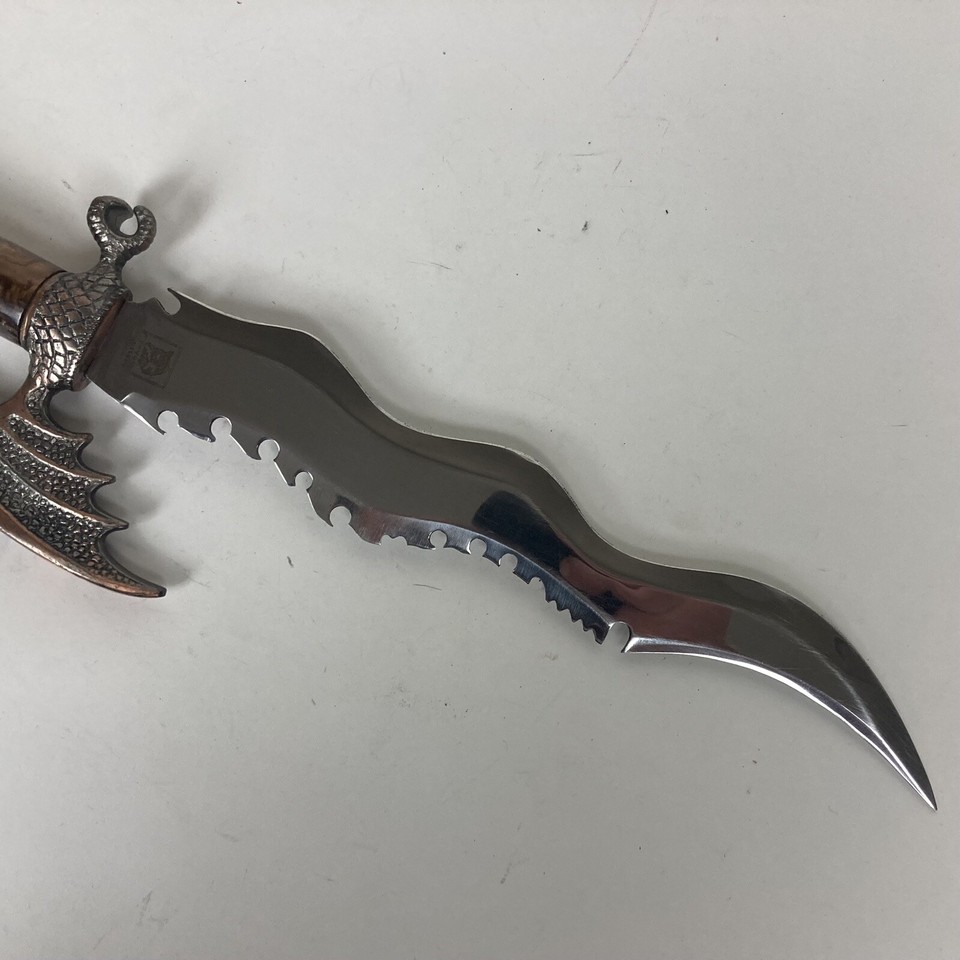 Coyote Cutlery Double Edged Dagger Sword - Flying Dragon CC-27BP - VTG ...