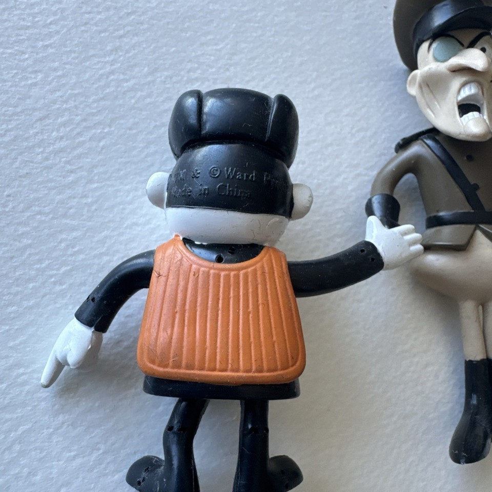 Vintage Rocky and Bullwinkle Bendems Boris And Fearless Leader | eBay