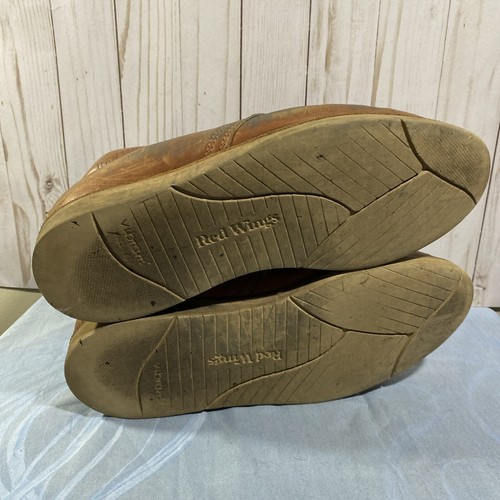 Red Wing 595 Chukka Leather Lace Up Work Boots Mens 10 | eBay