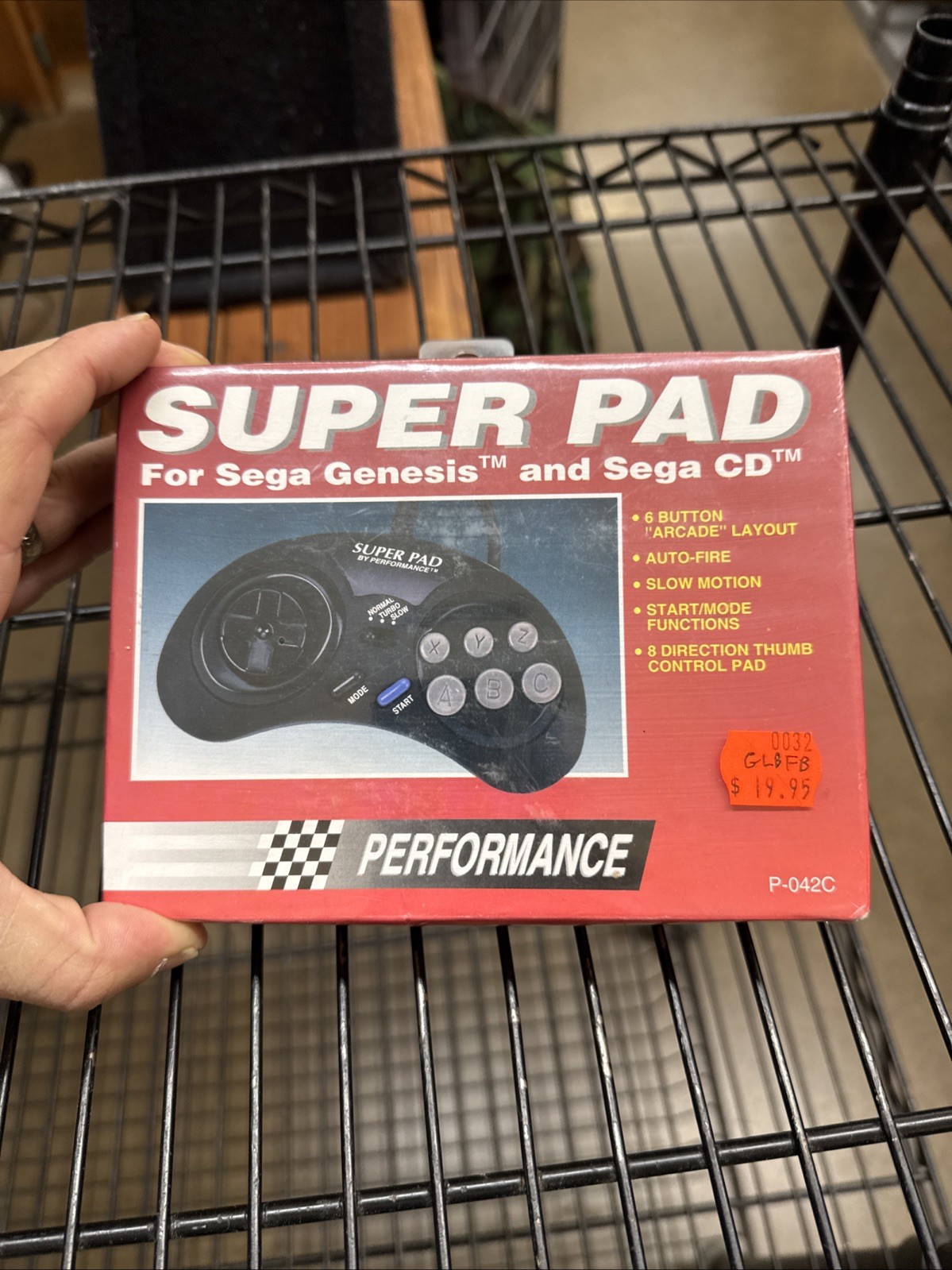 Interact 6 Button Super Game pad Controller for Sega Genesis & Sega CD ...