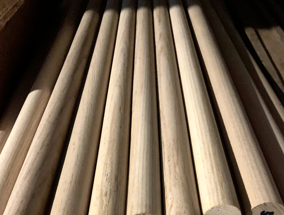 1-1/4" x 18" Ash wooden dowels (1 Lot and 18 in a lot) | eBay