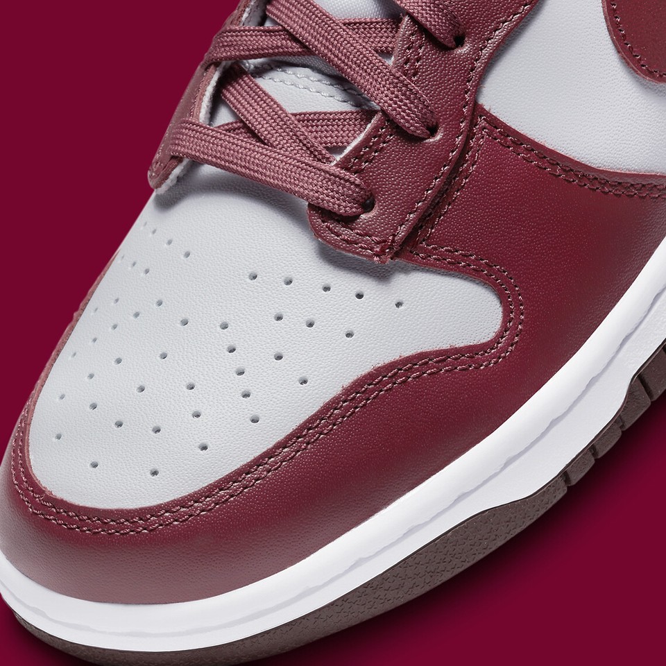 Nike Dunk High Retro Dark Beetroot Maroon Red Grey DD1399-600 Men's Hi ...