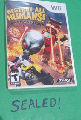 Destroy All Humans! Big Willy Unleashed Nintendo Wii BRAND NEW Sealed ...