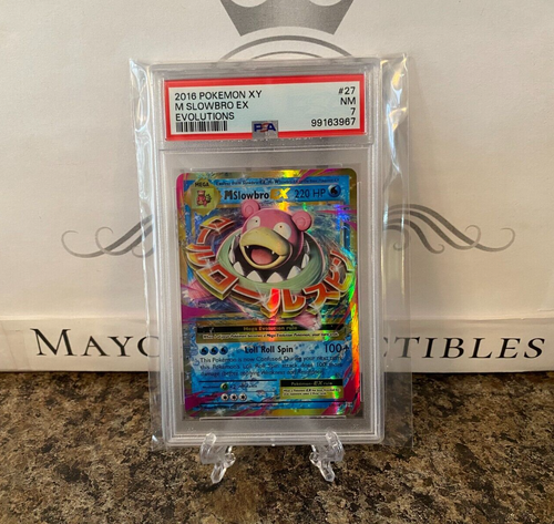 Mega M Slowbro EX PSA 7 NM 2016 Pokemon XY Evolutions 27 | eBay
