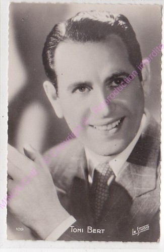 CPSM RPPC STAR TONI BERT PHOTO LE STUDIO Edt P.I. 109 | eBay