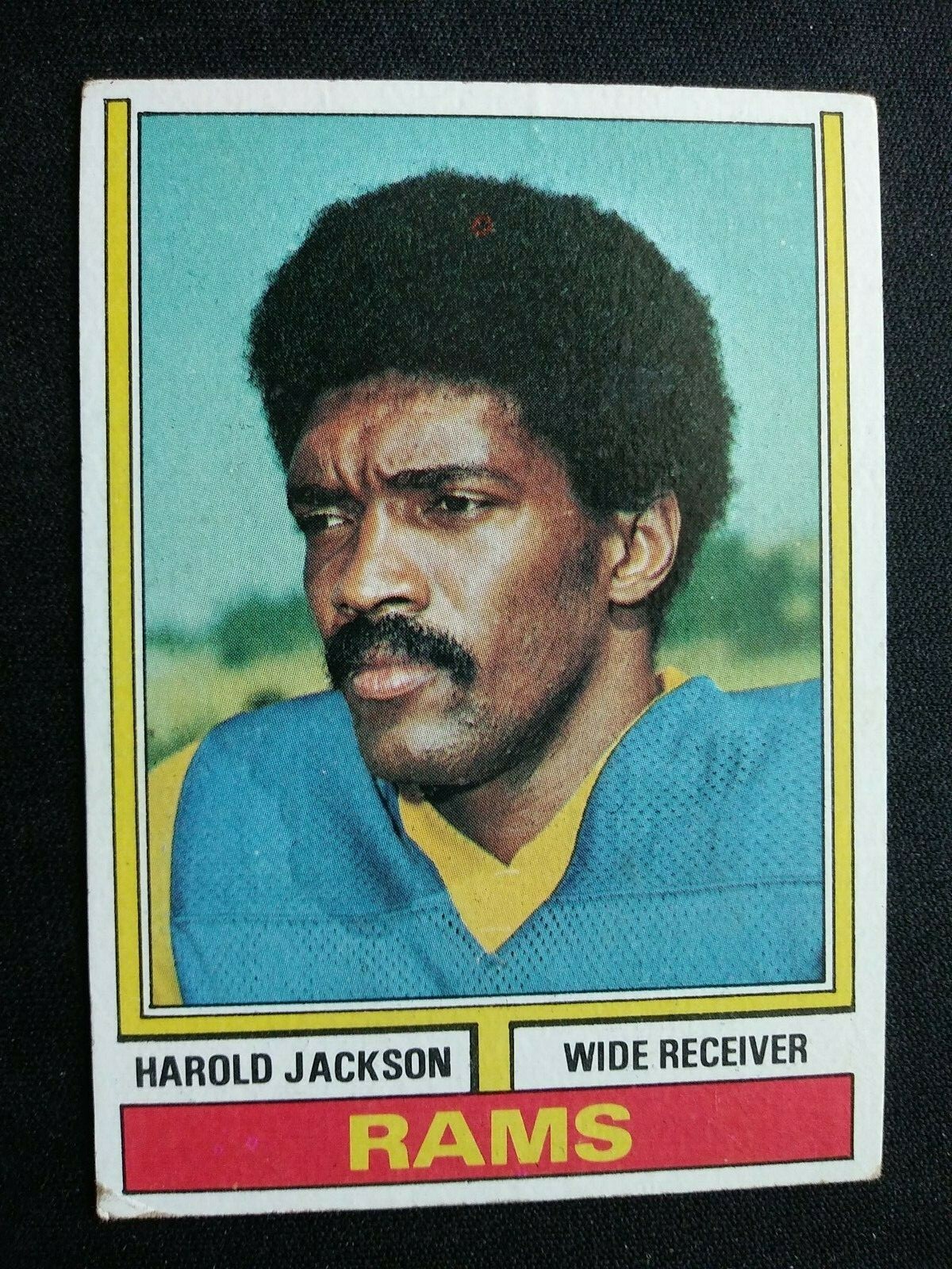 1974 Topps Football Card # 420 Harold Jackson - Los Angeles Rams | eBay