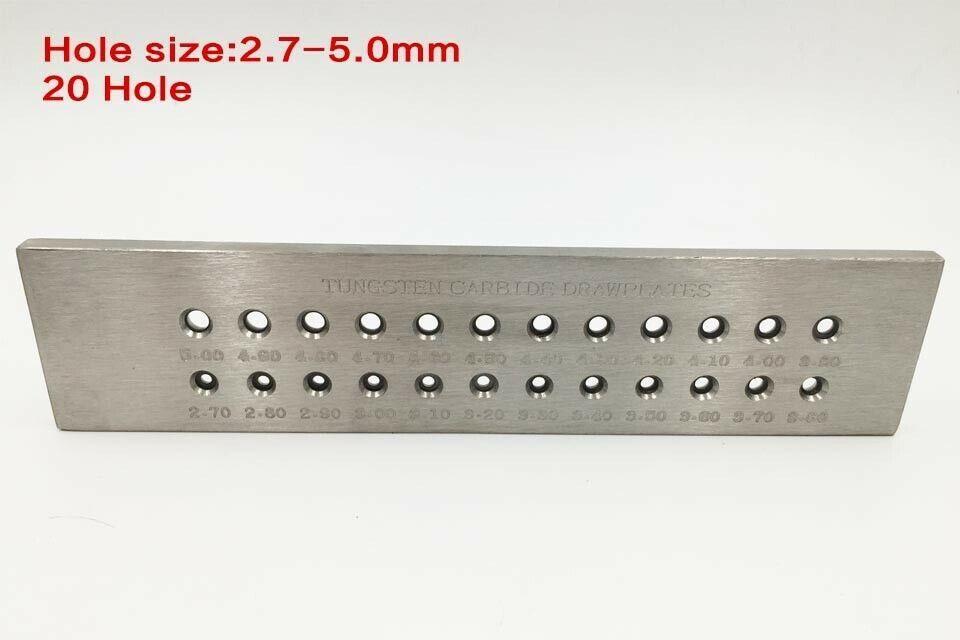 Tungsten Carbide Wire Drawplate for Jewelry Making Round Shape ...