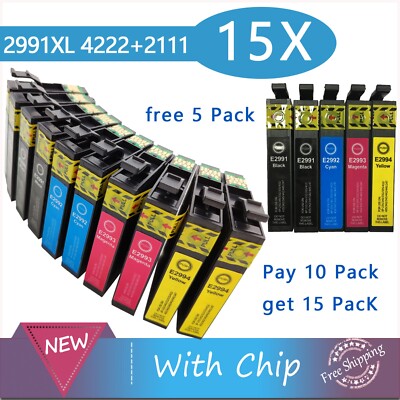 15 Ink Cartridges for 29XL Expression Home XP-235 XP-332 XP-335 XP-432/ ...