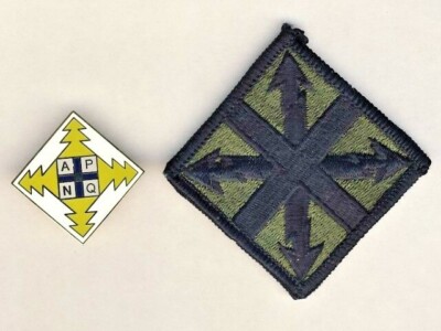 142 Signal Brigade USArmy SSI Insignia APNQ Uniform Pocket Badges DUI ...