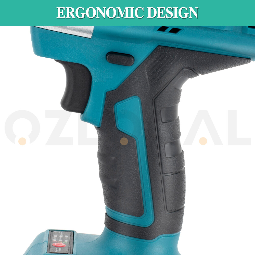 1500NM Brushless Cordless 1/2'' Impact Wrench Rattle Gun For Makita 18V ...