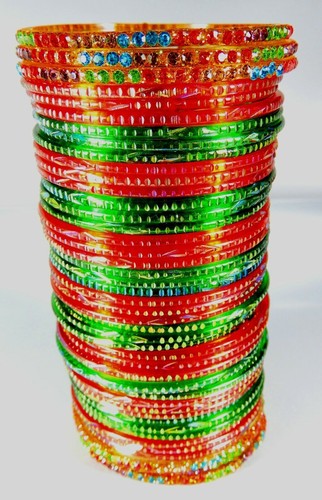 45 Pieces 62MM Faceted Cubic Zirconia Cut Multicolored Glass Bangle ...