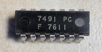 Fairchild 7491PC 8 Bit Shift Register - Vintage 1976 Date Code - NOS | eBay