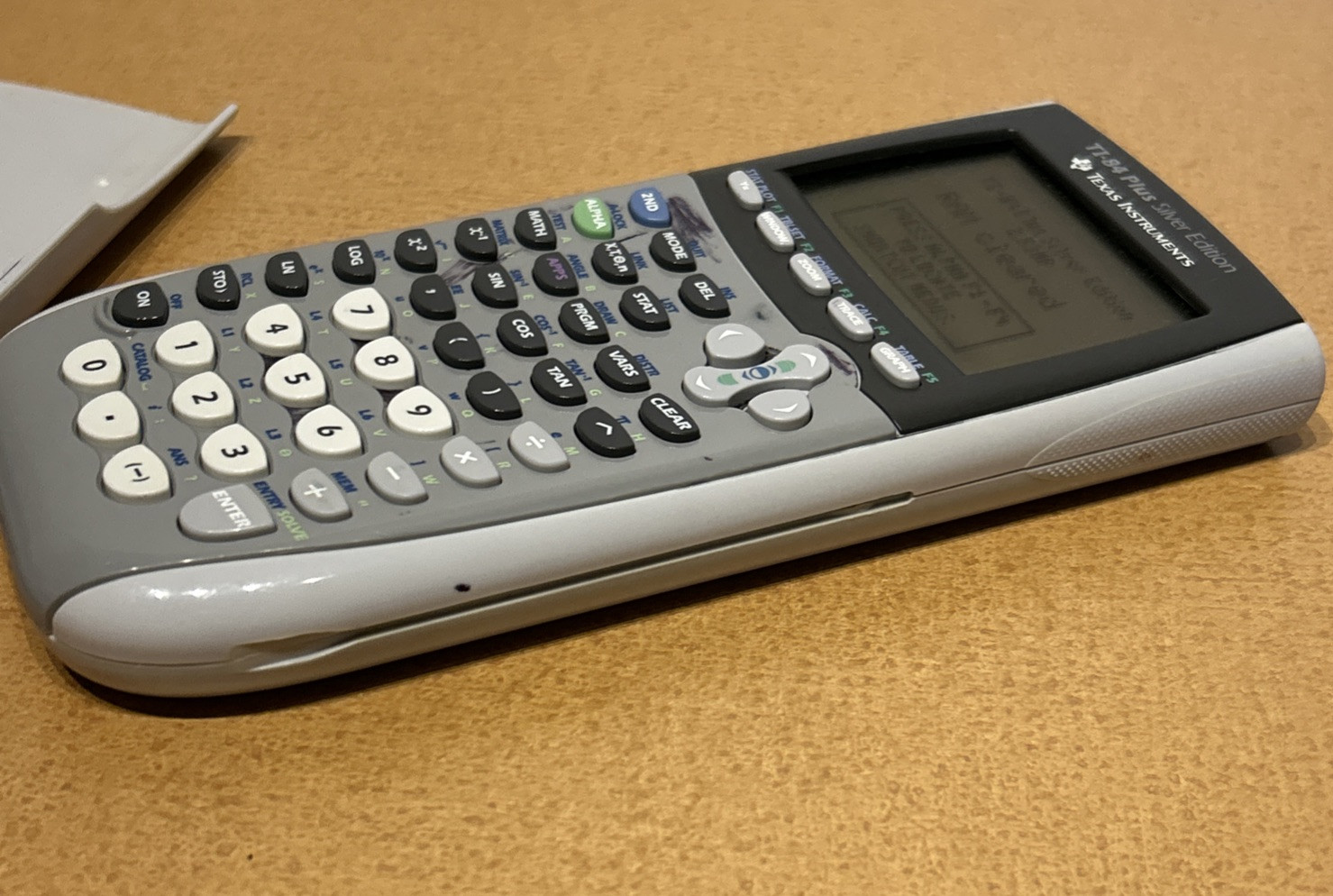 Texas Instruments TI-84 Plus Silver Edition Graphing Calculator w ...