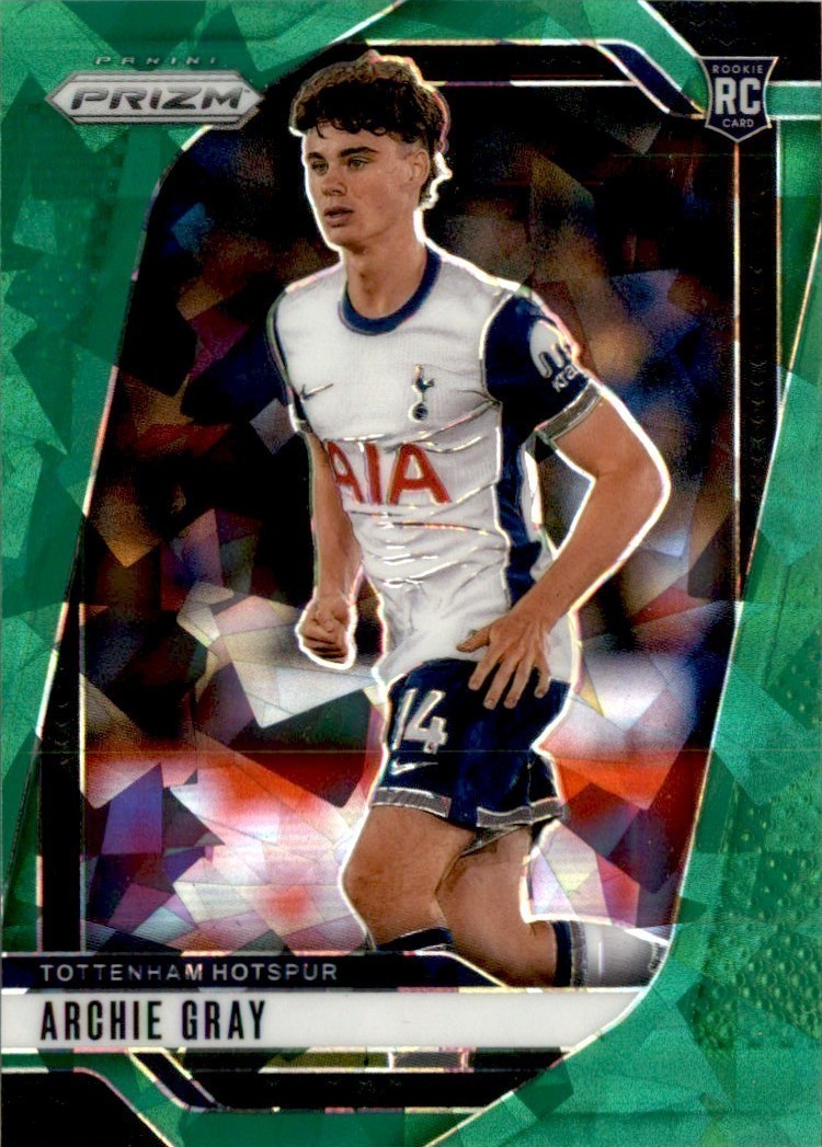 2024-25 Panini Prizm Premier League - Archie Gray #76 Green Ice Prizm ...