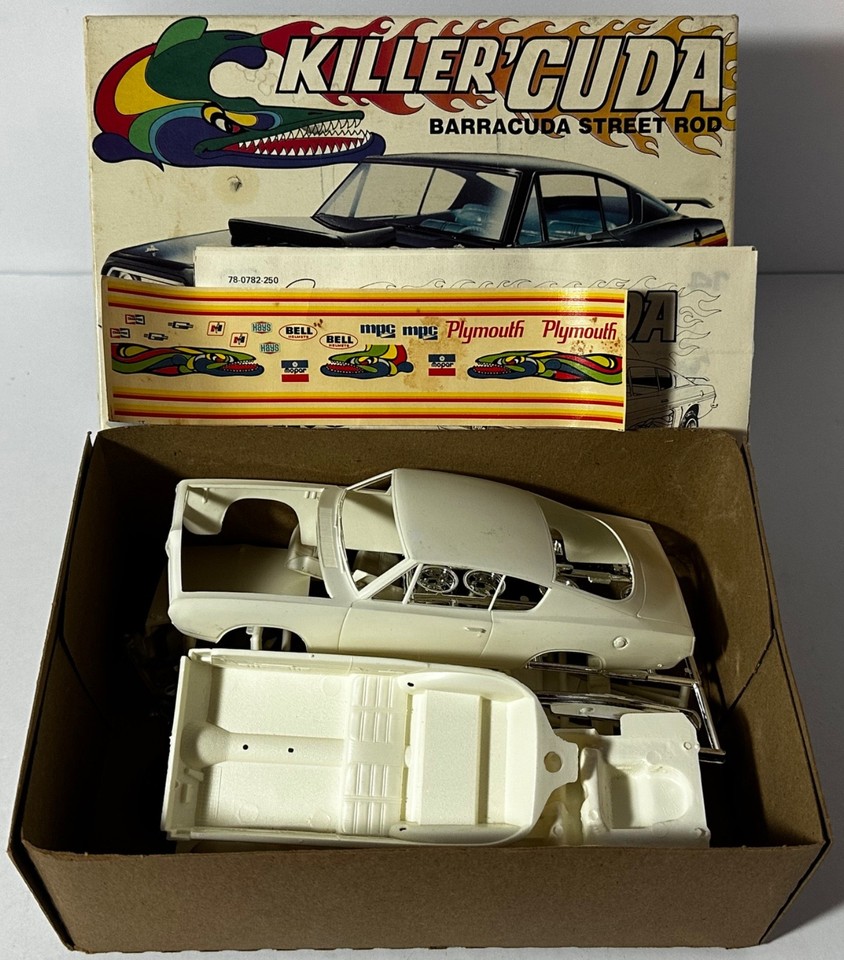 RARE Vintage MPC #1-0782 1/25 Scale "Killer 'Cuda" Plymouth Barracuda ...