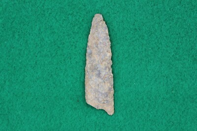 Paleo Plainview Point 2J52-11 Authentic Native Artifact Arrowhead | eBay