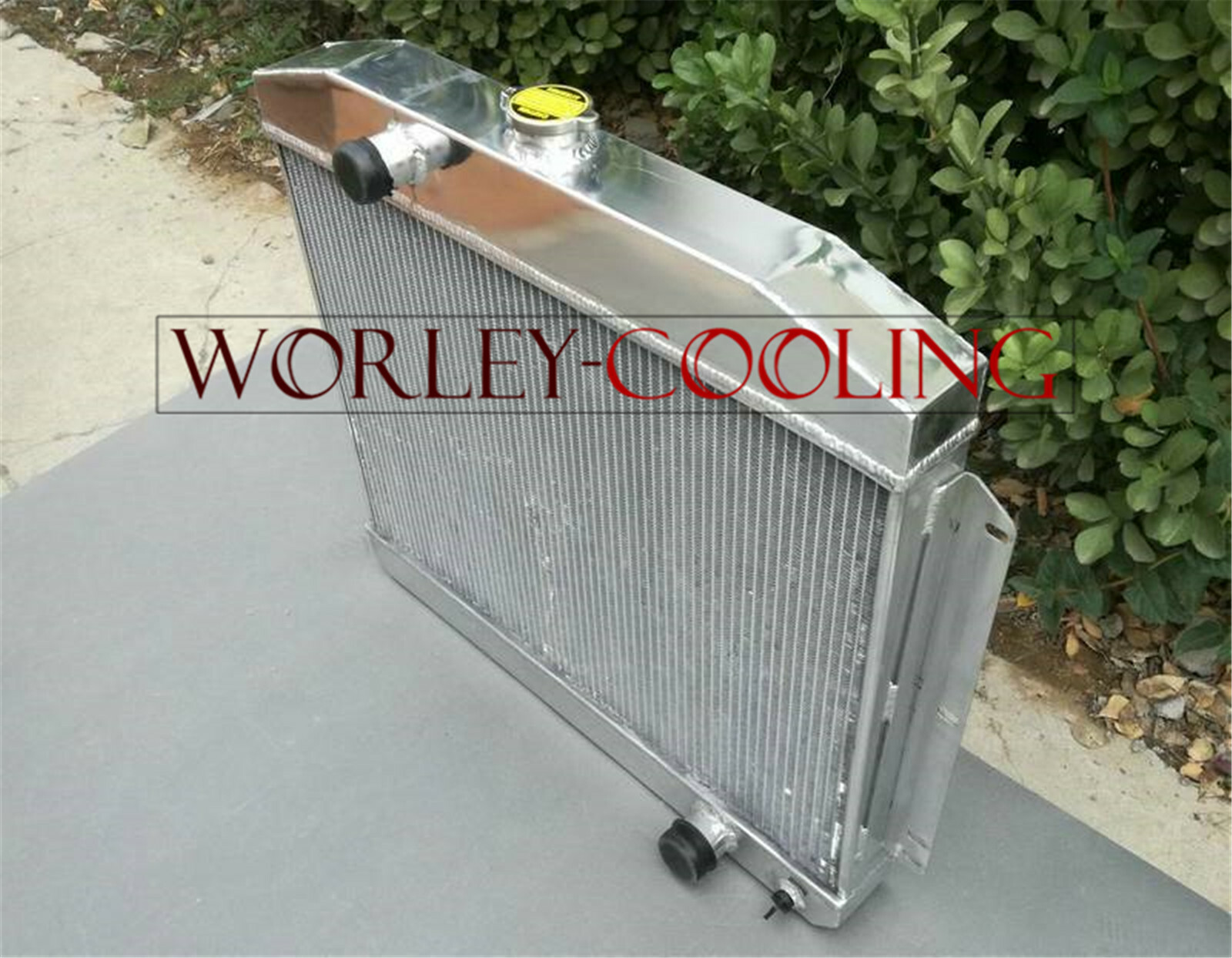 aluminum radiator for Ford Mercury W/Chevy 350 5.7 V8 1949 1950 1951 MT ...